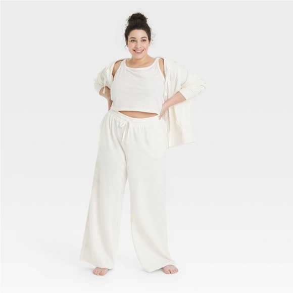 Colsie | Intimates & Sleepwear | Womens Fleece Wide Leg Lounge Pajama ...
